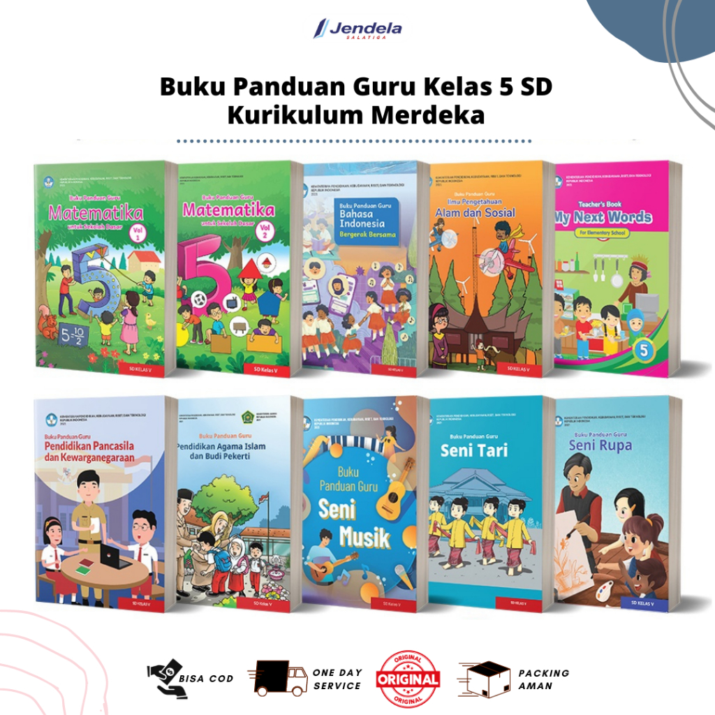 Jual Buku Panduan Guru Kelas 5 SD Kurikulum Merdeka - Buku Guru Kelas 5 Kurikulum Merdeka ...