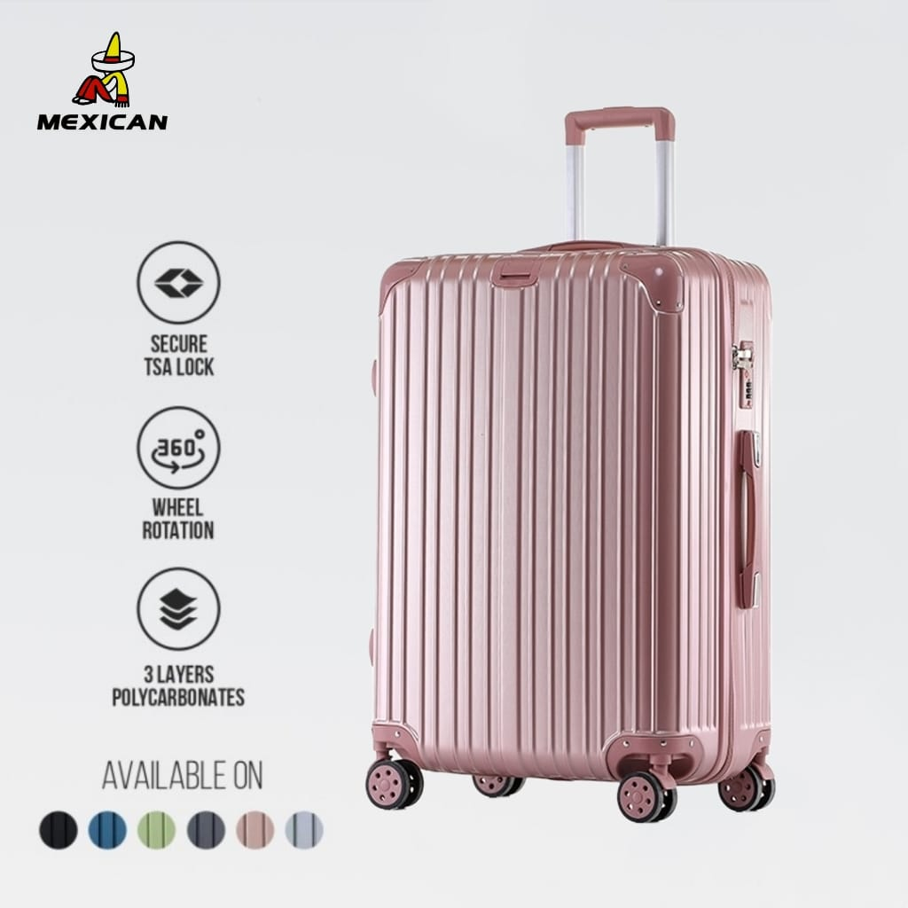 Jual Mexican Koper mini wanita 18 inch koper kabin USB charger 20 inch ...