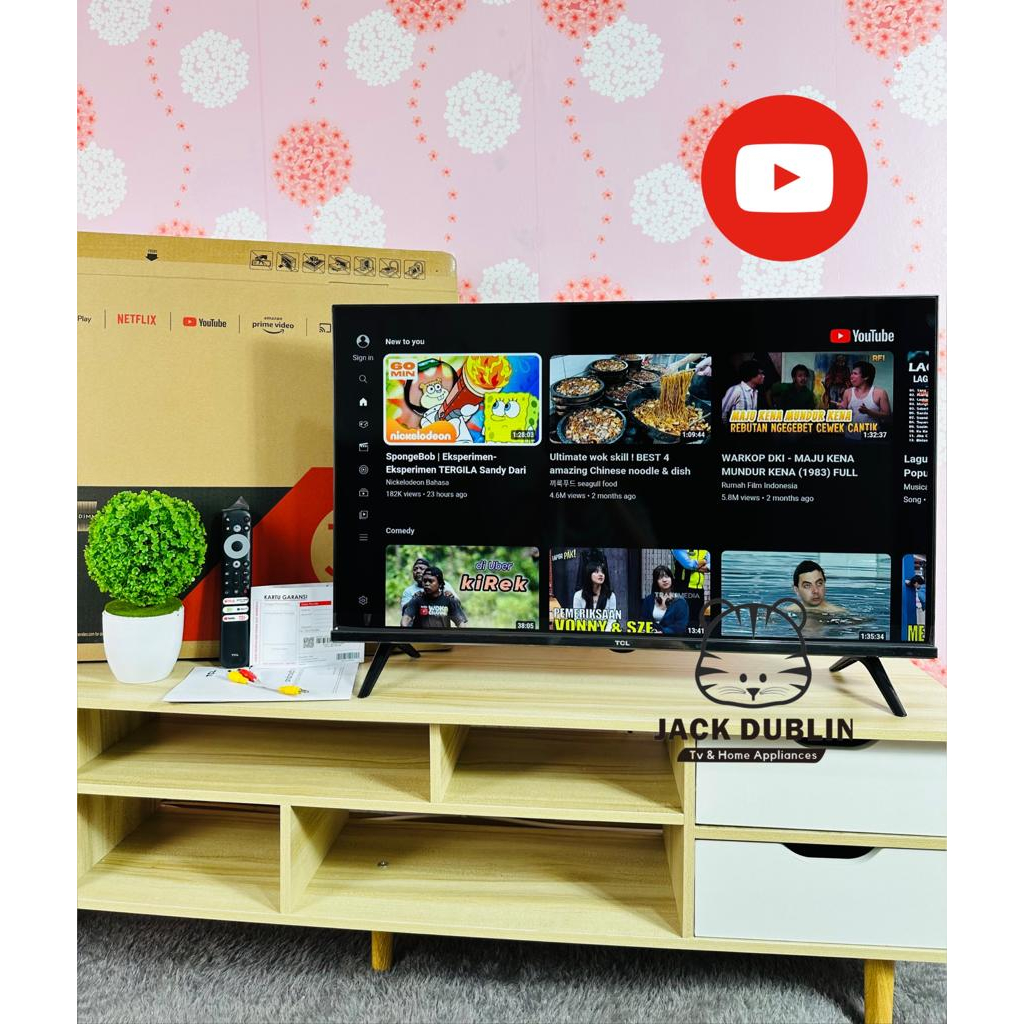 Jual TV LED TCL 32 INCH 32L4B ANDROID 11.0 SMART ANDROID TV TIPE ...