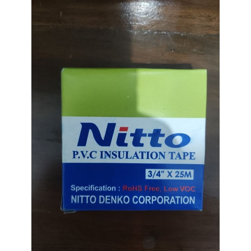Jual Isolasi Nitto - Isolasi Listrik- Isolasi PVC Nitto 3/4 LAKBAN ...