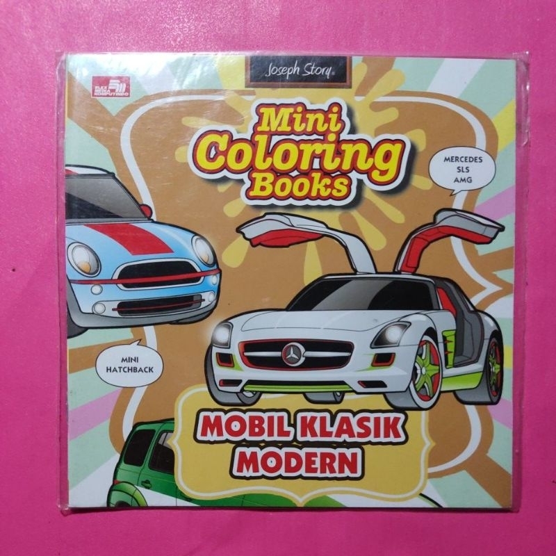 Jual buku anak coloring mobil klasik modern | Shopee Indonesia