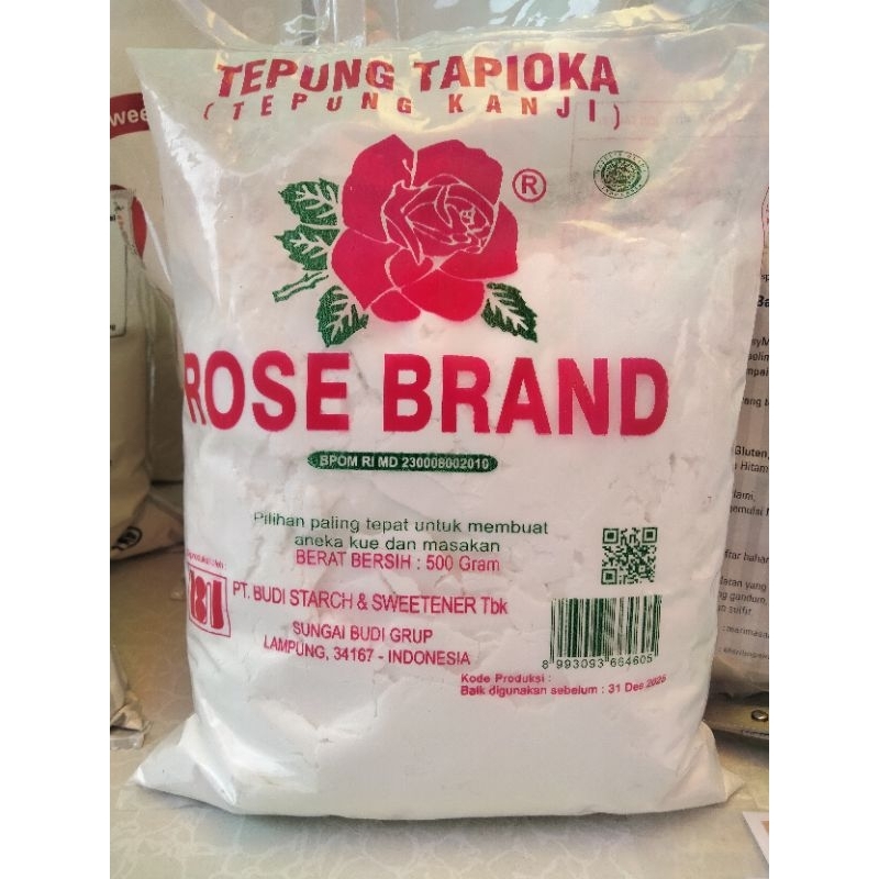 Jual Tepung Tapioka Rose Brand 500 gr | Shopee Indonesia