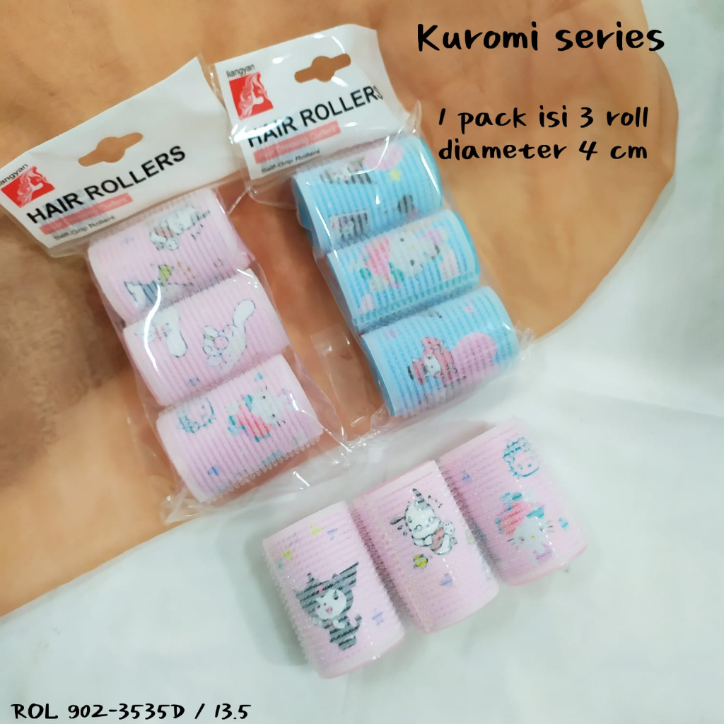Jual Roll Rambut Gulung Isi 6pcs Aneka Ukuran Aksesoris Wanita Roll ...