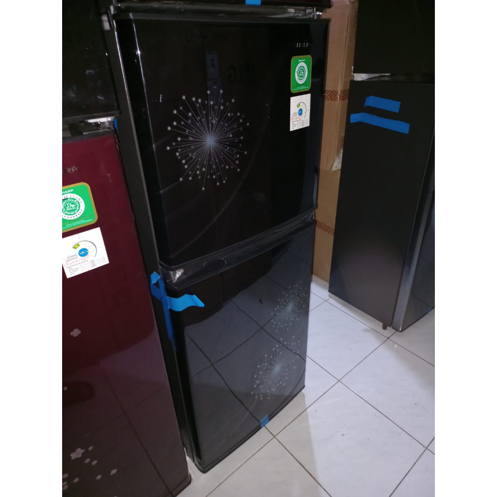 Jual Kulkas 2 Pintu SHARP SJ-237MG-DB/DP (unit eksdisplay)JABODETABEK | Shopee Indonesia
