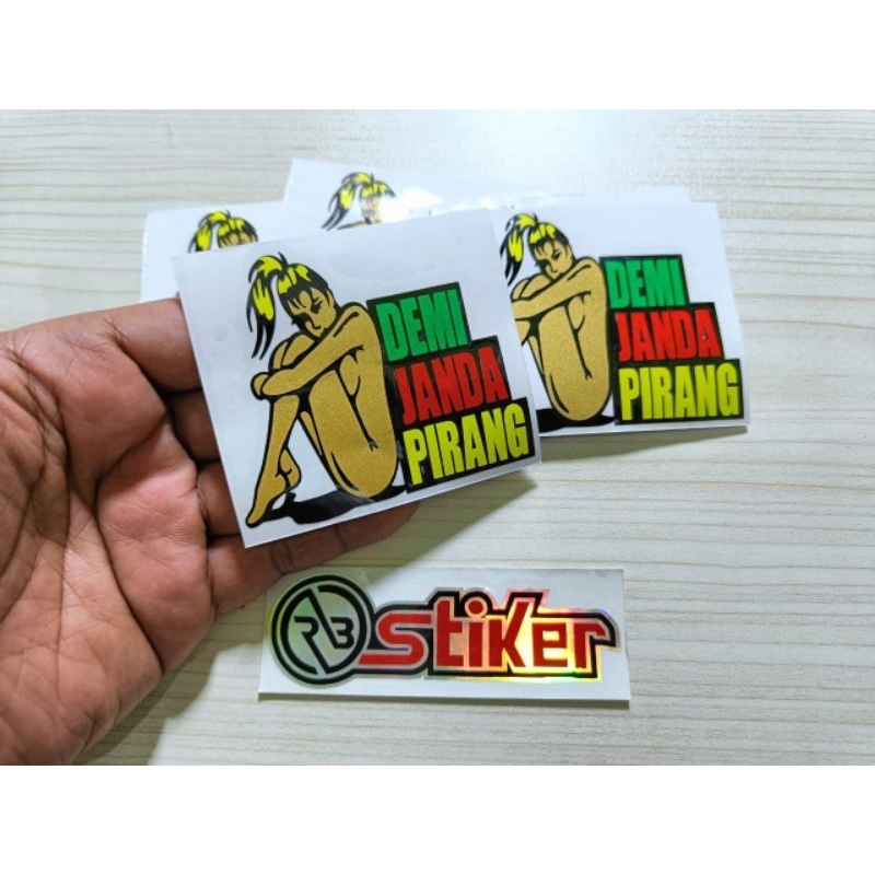 Jual Sticker janda pirang stiker motor cutting | Shopee Indonesia