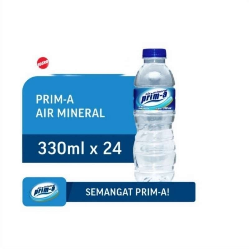 Jual Prima Air Mineral Botol 330ml 1Dus (Isi 24pcs) | Shopee Indonesia