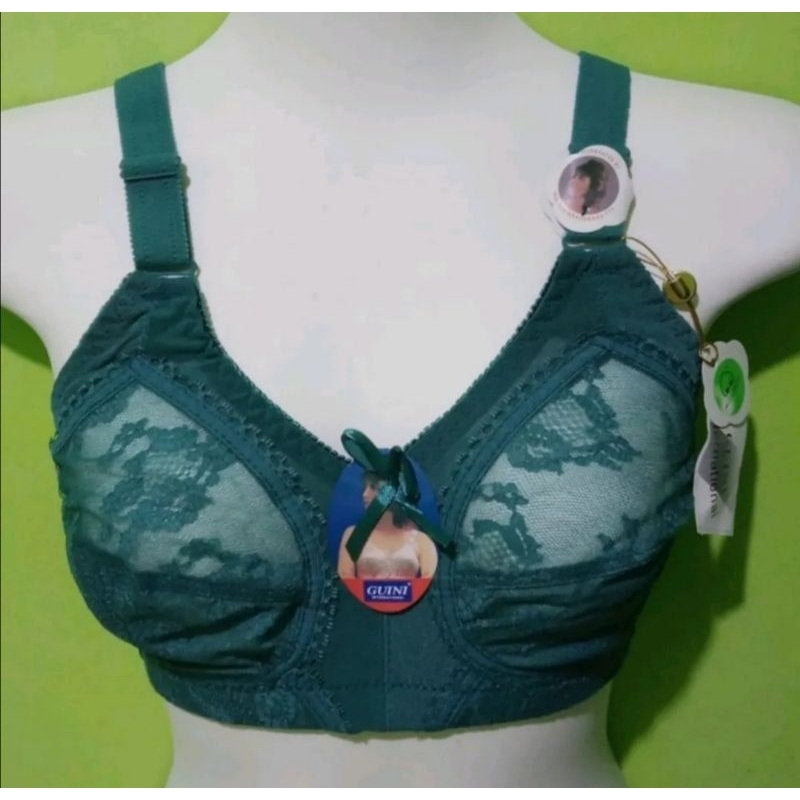 Jual bh sister jumbo guini 408 bh tipis tanpa kawat tali besar deep ...