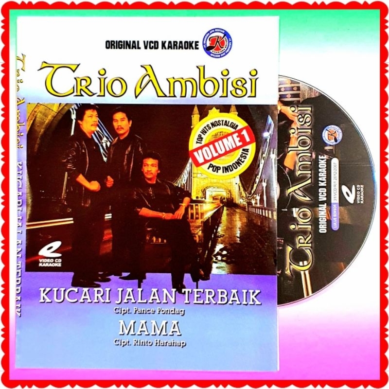 Jual KASET ORIGINAL VCD KARAOKE TRIO AMBISI-LAGU TRIO AMBISI-LAGU LAGU TRIO AMBISI-TRIO AMBISI ...