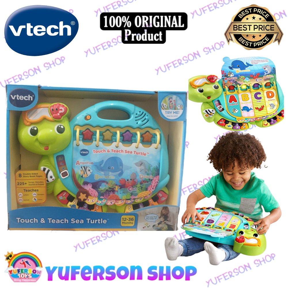 Jual VTECH TOUCH AND TEACH SEA TURTLE | Shopee Indonesia