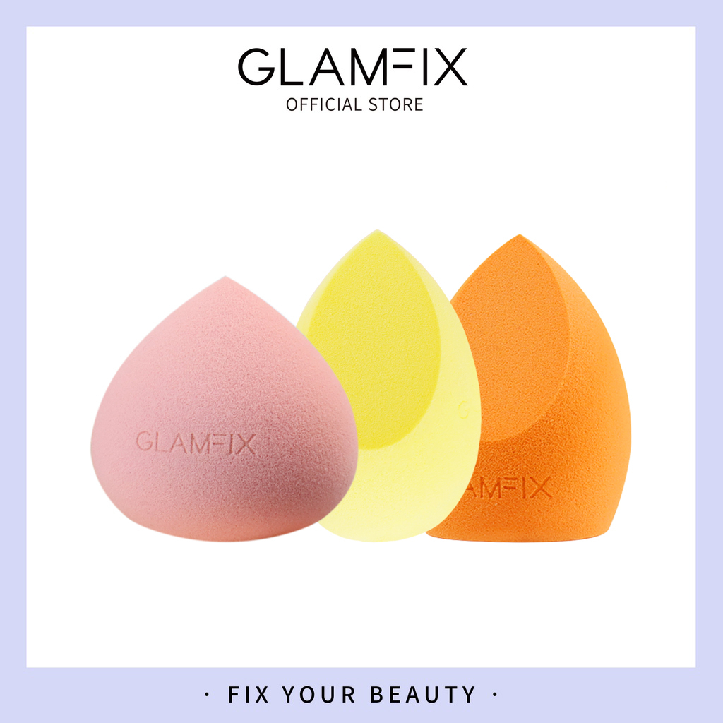 Jual GLAMFIX Blossom Beauty Sponge Peachy | Shopee Indonesia