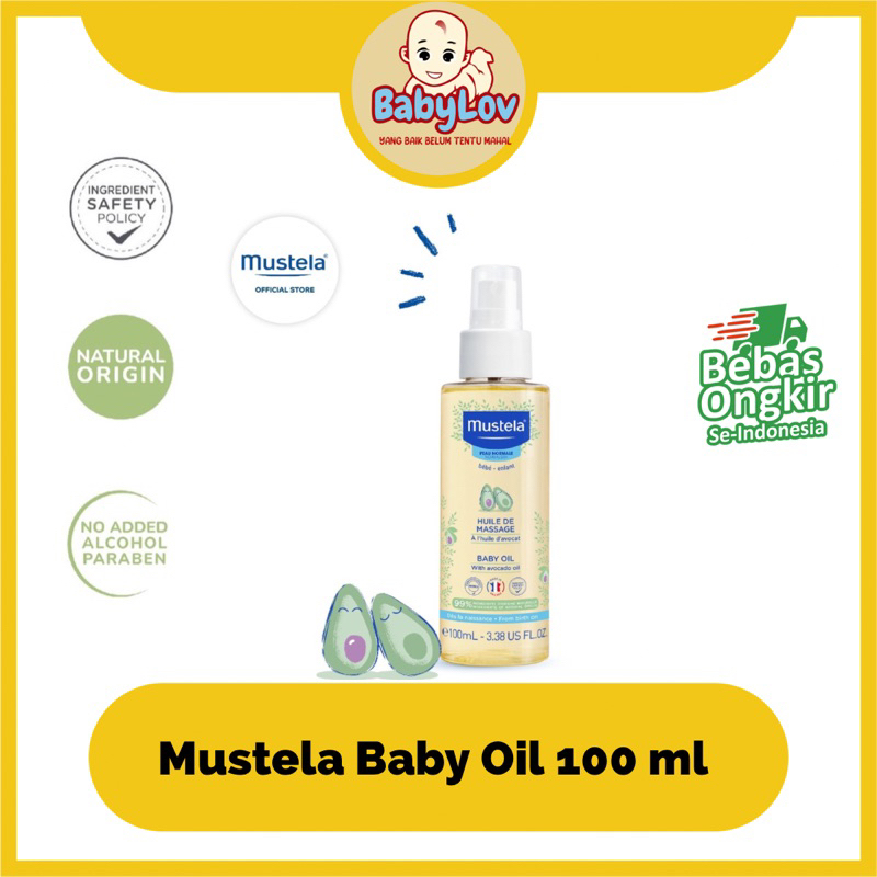 Jual Mustela Baby Oil 100 ml/ Mustela Bebe Massage Oil Skincare oil ...