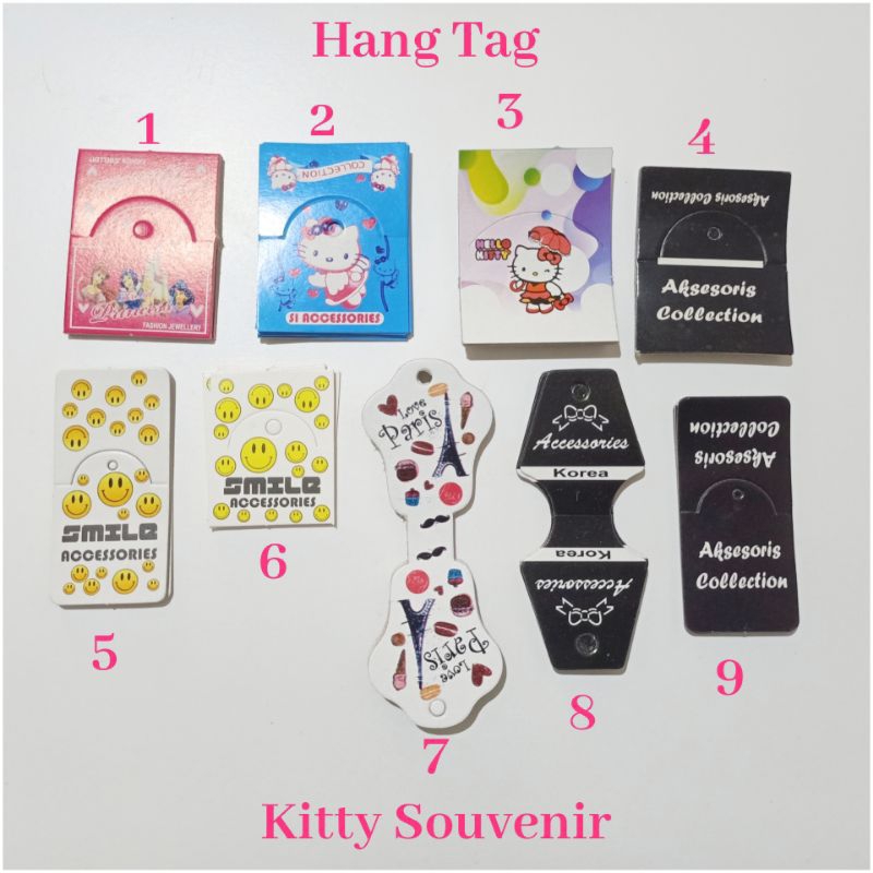 Jual Hang Tag Hello Kitty, princess dll, utk kemasan souvenir | Shopee ...