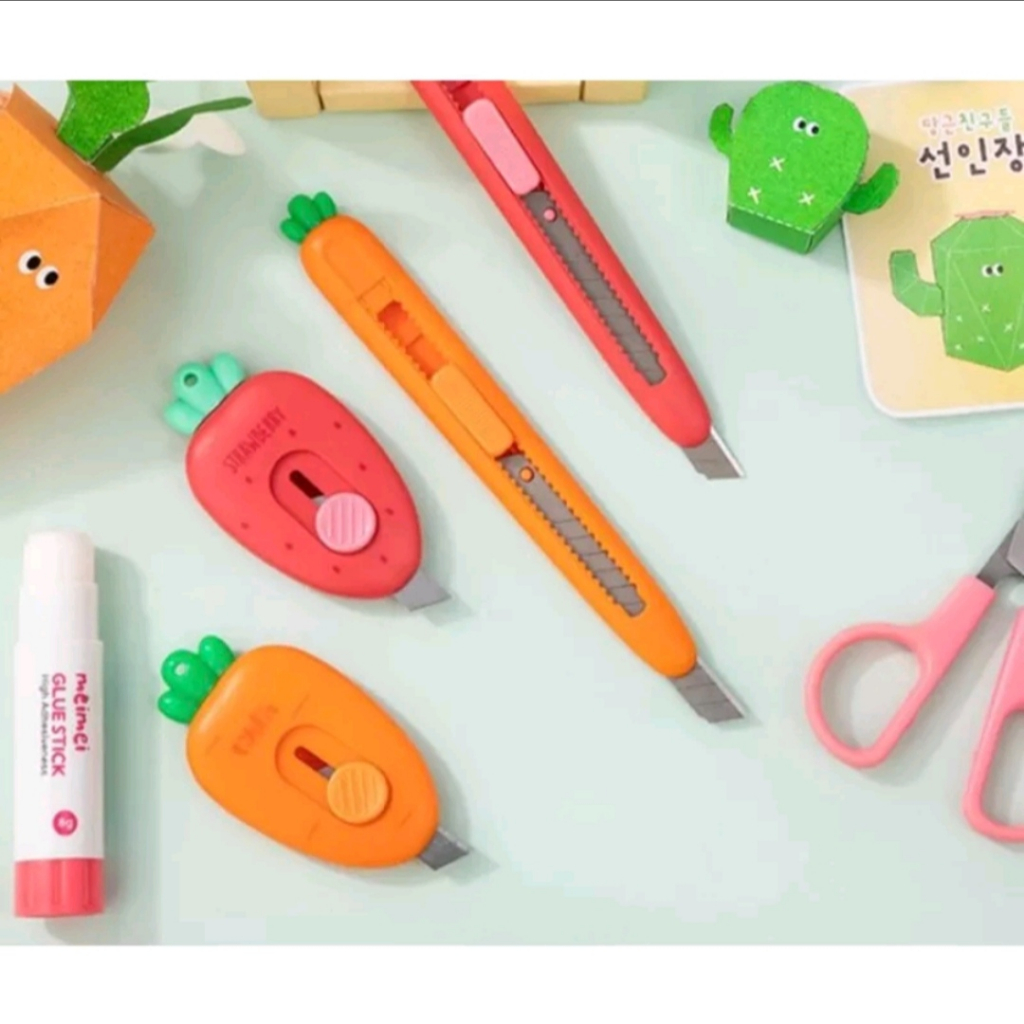 Jual Cutter Mini Portable Viral Motif Lucu/Cutter Kecil/Pemotong ...