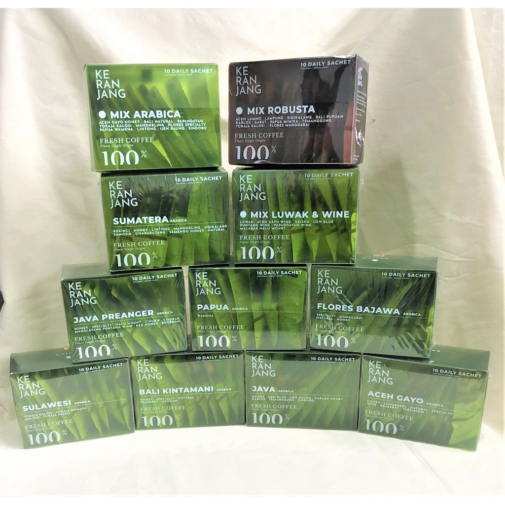 Jual Paket Lengkap PREMIUM - Kopi Robusta Arabica 10 Sachet | Shopee ...