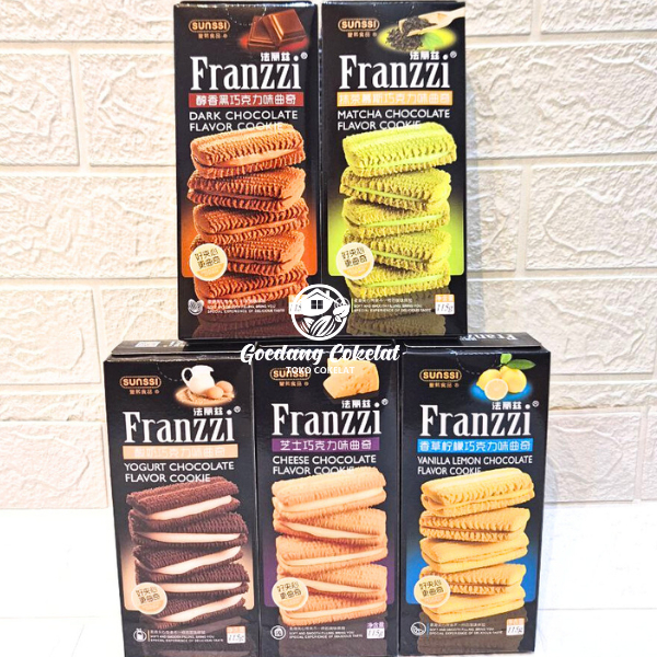 Jual Franzzi Chocolate Cookies / Biskuit Sunssi Franzzi 115g | Shopee ...
