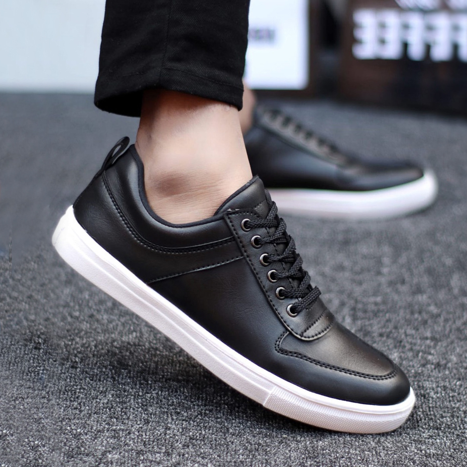 Jual Shaka Footwear Sepatu Casual Sneakers Pria Hero Kulit Hitam | Shopee Indonesia