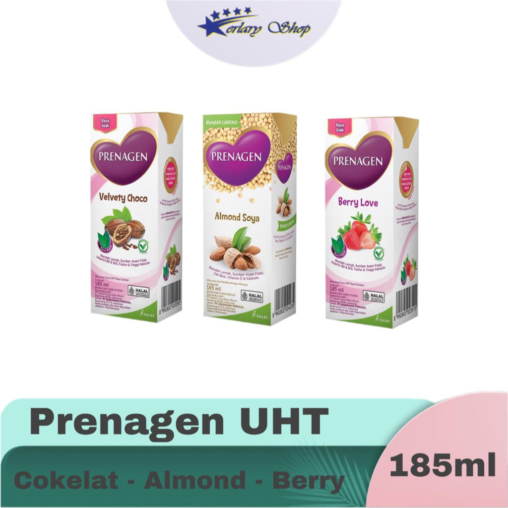 Jual Prenagen Mommy UHT 185ML rasa coklat /berry love / almond soya | Shopee Indonesia
