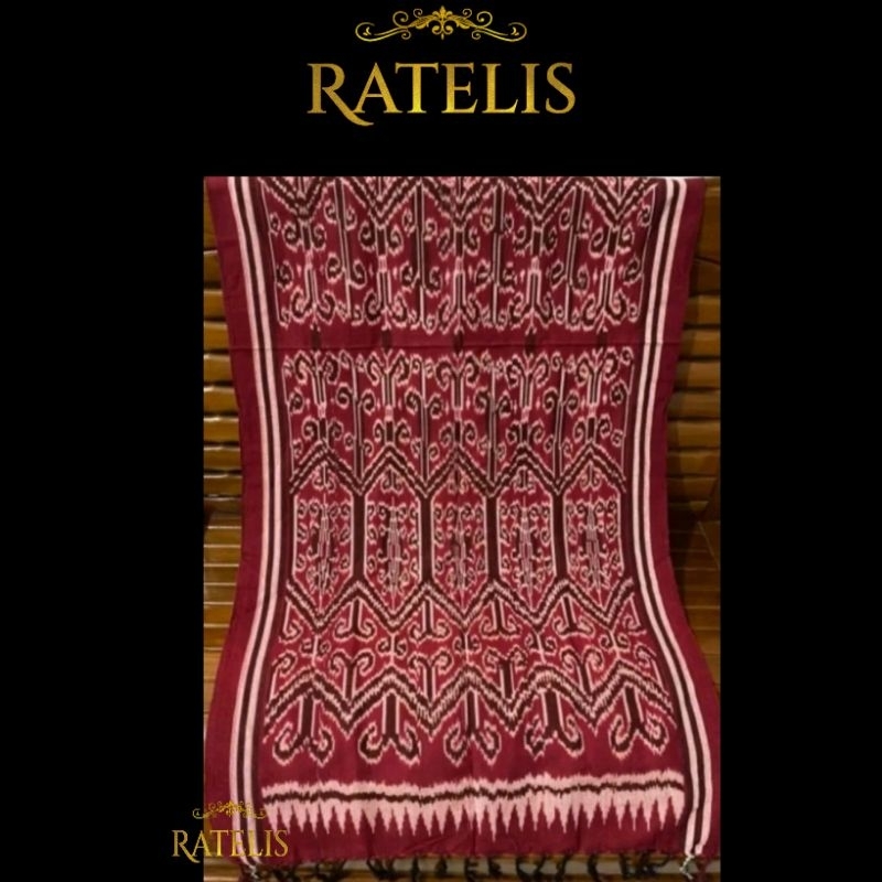 Jual kain pua kumbu corak orang ulu borneo kain tenun motif dayak kain ...