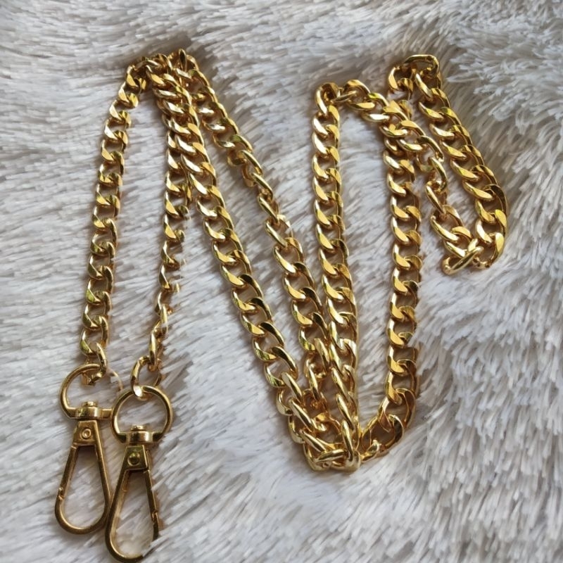 Jual rantai tas gepeng tebal + kait tas nya | Shopee Indonesia