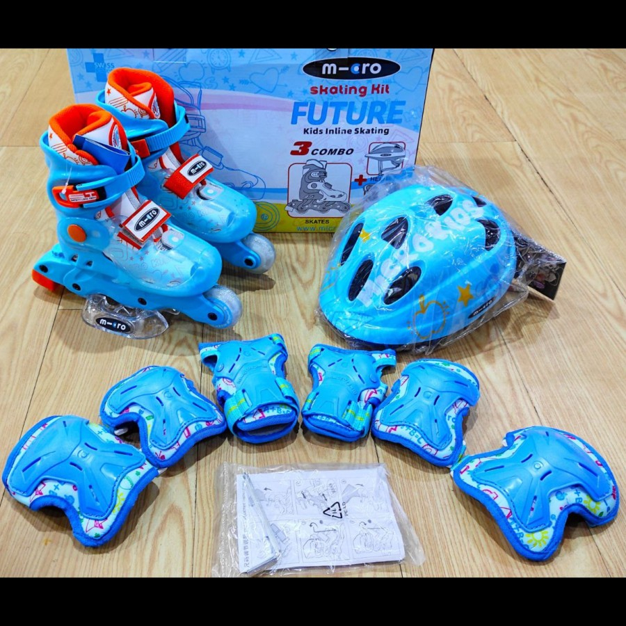 Jual Sepatu Roda Anak Set Lengkap Inline Skate Anak Micro Future ...