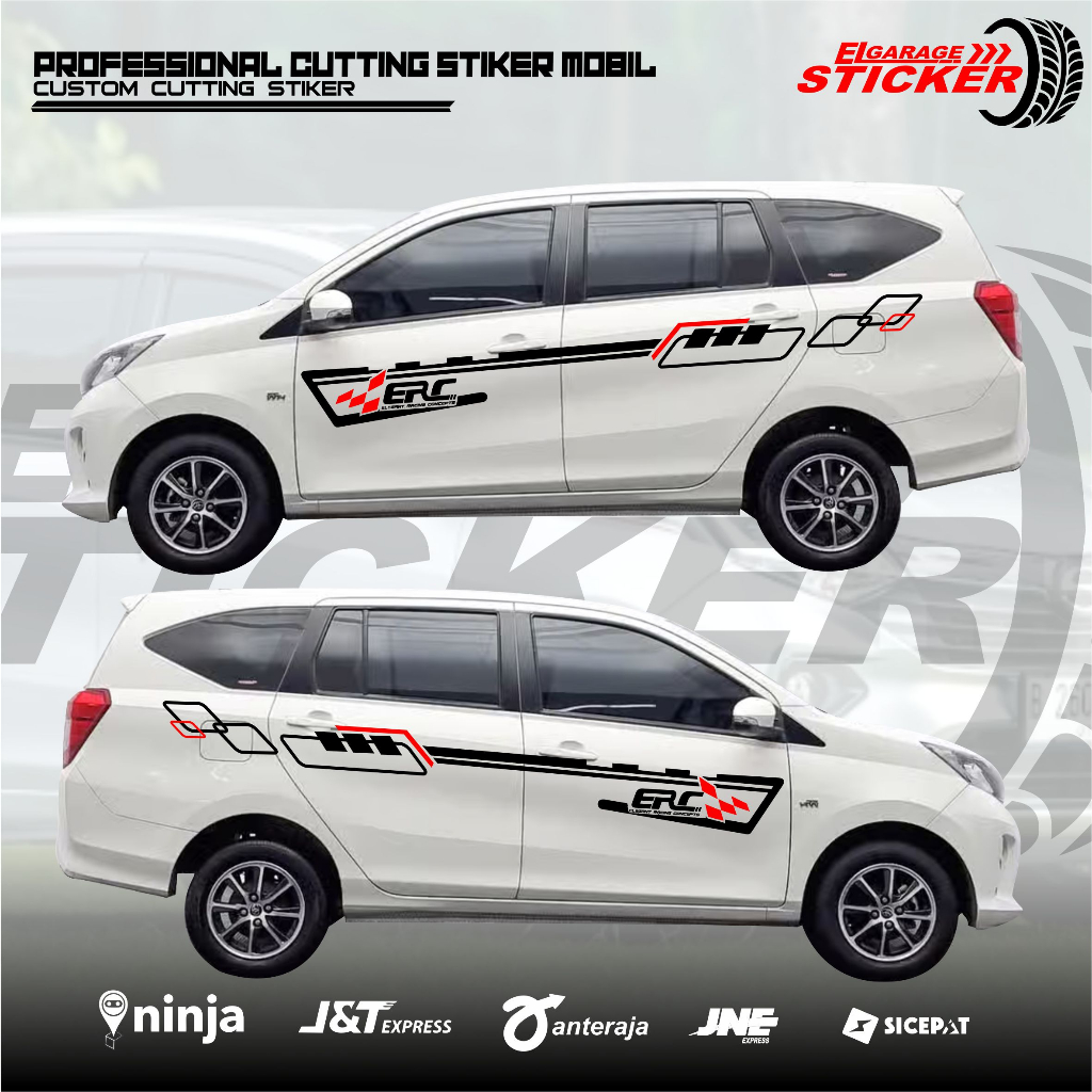 Jual Stiker mobil sigra calya stiker list striping mobil cutting stiker ...