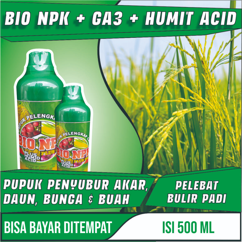 Jual PUPUK ORGANIK CAIIR NPK BIO NPK PLUS GAZA PELEBAT PADI PALAWIJA DAN TANAMAN LAIN NYA ...
