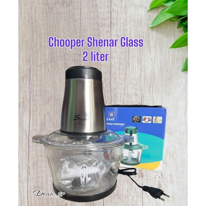 Jual FOOD CHOOPER SHENAR/Blender Daging 2L/Shenar Food Chooper Elektrik ...