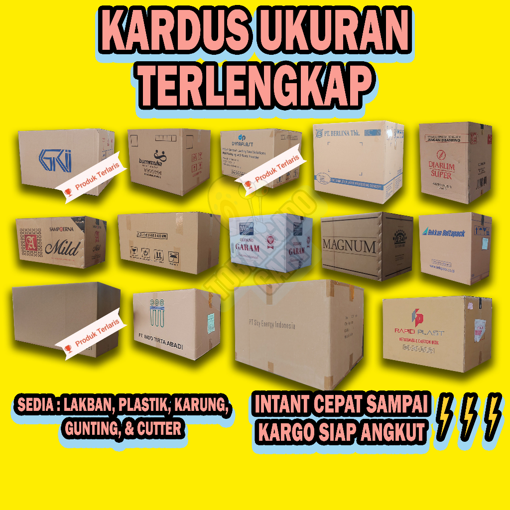 Jual Kardus Besar Pindahan Jumbo Packing Bekas Packaging Dus Tebal Box Pengiriman Penyimpanan ...