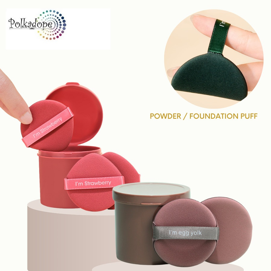 Jual POLKADOPE - Sponge Puff Makeup Isi 7 Spons Bedak BB Cream Cushion ...