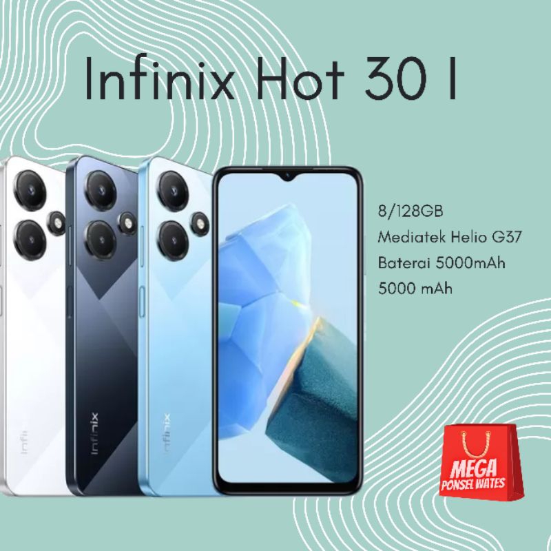 Jual Infinix Hot 30i 8/128GB (Garansi resmi) 1 Tahun | Shopee Indonesia
