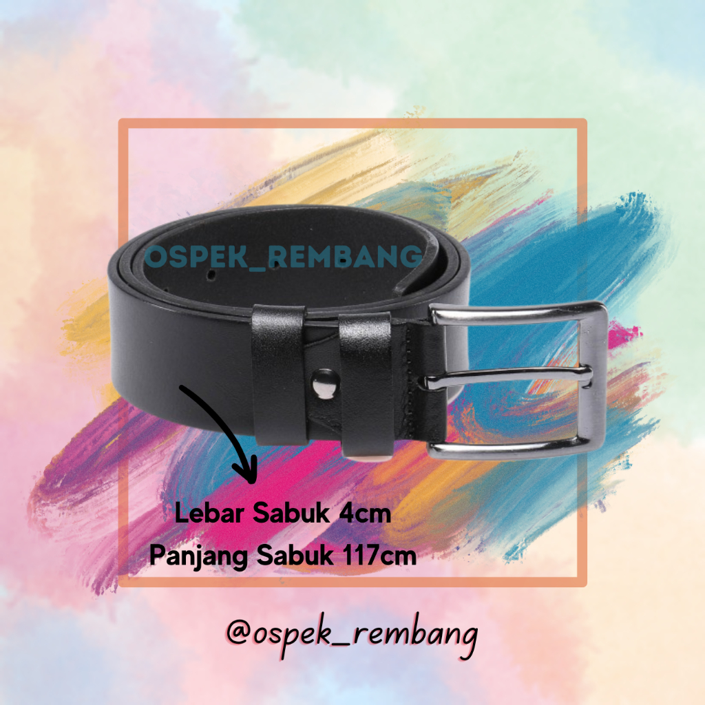 Jual Sabuk Hitam Polos / Sabuk Ospek | Shopee Indonesia