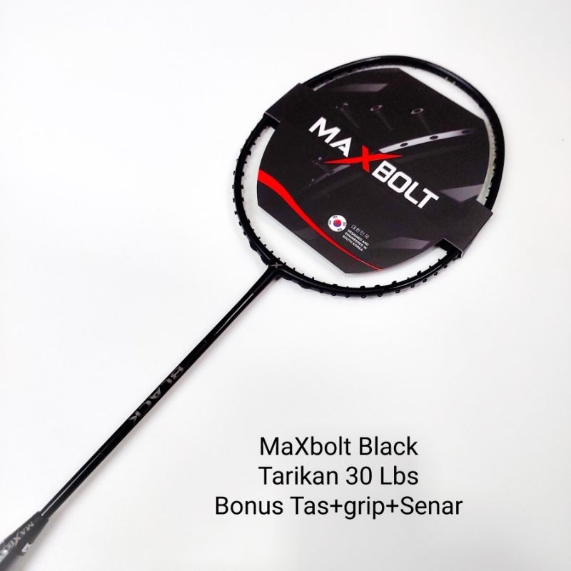 Jual Raket Badminton Maxbolt Thunderbolt 35 LBS | Original 100% ...
