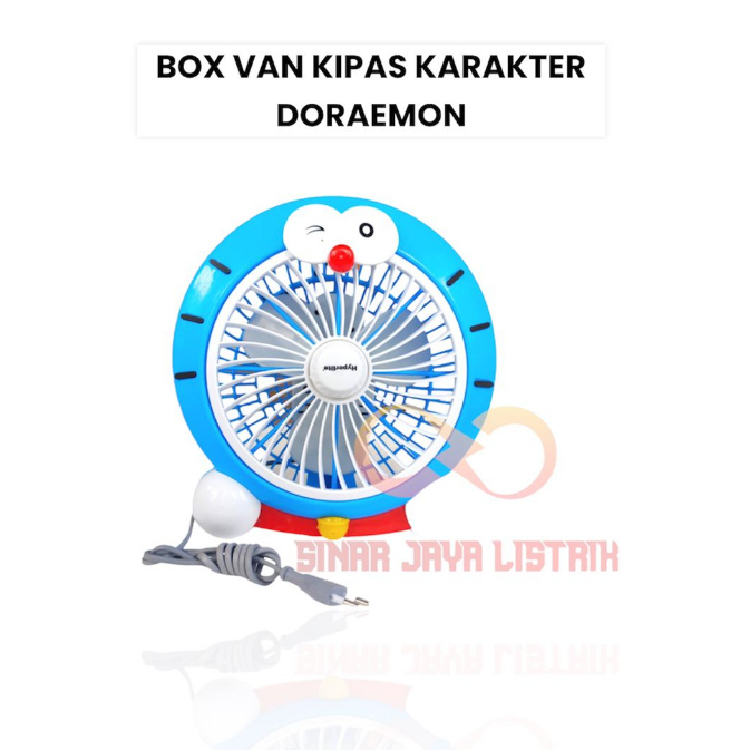 Jual Box Fan Kipas Angin Listrik karakter 10" inchi Lucu Unik Welhome ...