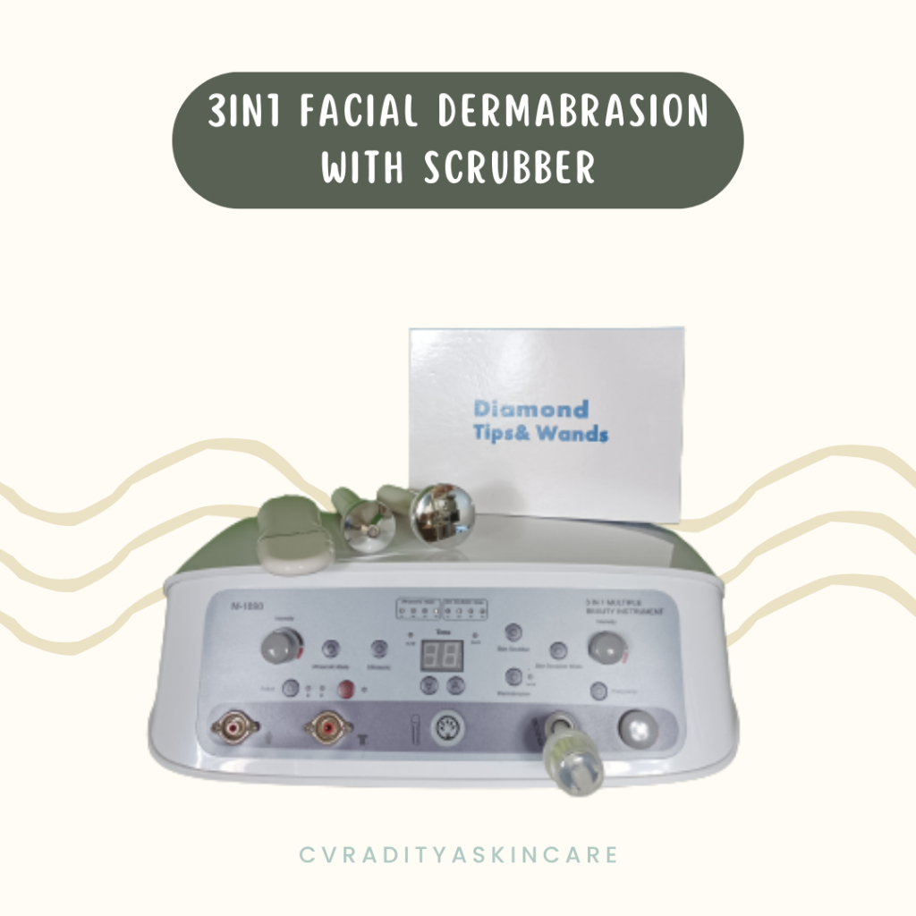 Jual Alat Facial 3in1 FACIAL DERMABRASI WITH SCRUBBER | Shopee Indonesia