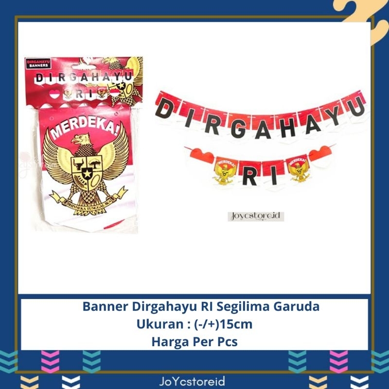 Jual Banner Dirgahayu RI Garuda| Banner Agustusan | Banner 17 Agustusan ...