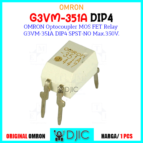 Jual OMRON Mosfet Relay G3VM-351A DIP4 SPST-NO Max.350V | Shopee Indonesia