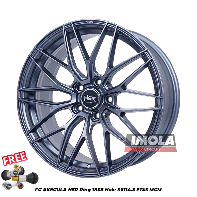 Jual Velg Mobil Ring 18 HSR FG AKEGULA VLF15 Pelek R18 Lobang 5 HRV Xpander Innova Rush Terios ...