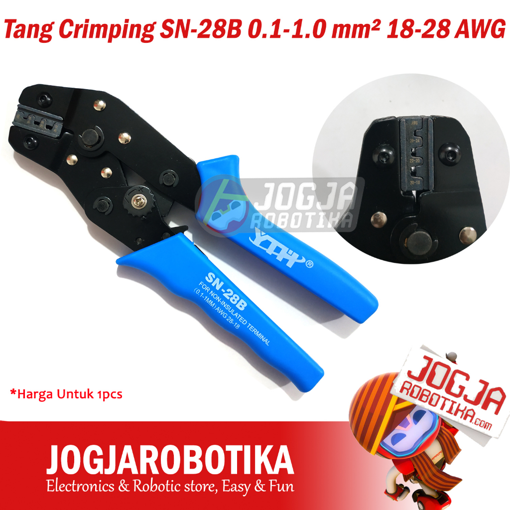 Jual Tang Krimping SN-28B 0.1-1.0 mm 28-18awg Crimping Tools Plier Tang Press Skun Terminal ...