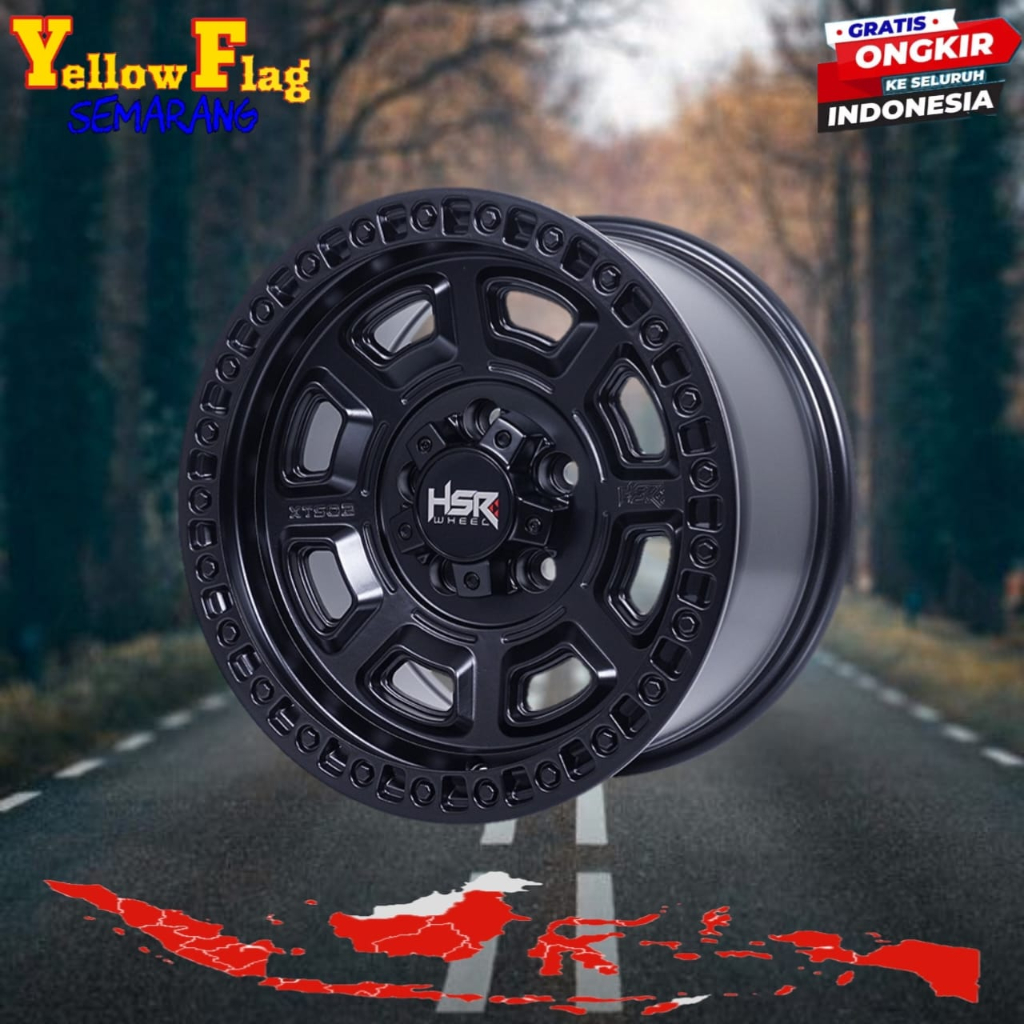 Jual Velg Offroad Racing HSR Type XTS02 Ring 15 velg buat mobil Taruna ...