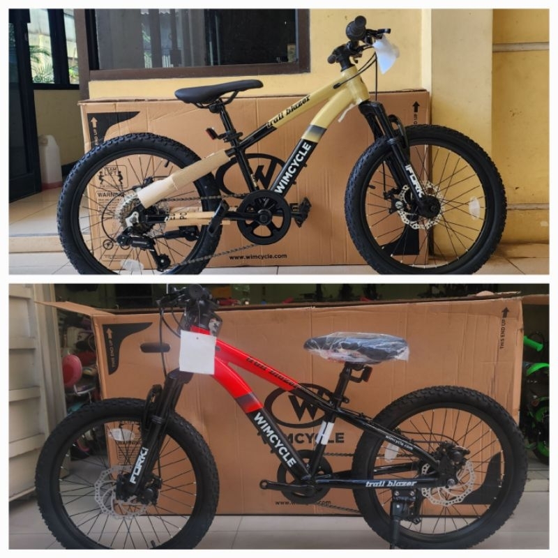 Jual Sepeda MTB 20 WIM CYCLE TRAIL BLAZER Sepeda Gunung Alloy WIMCYCLE ...