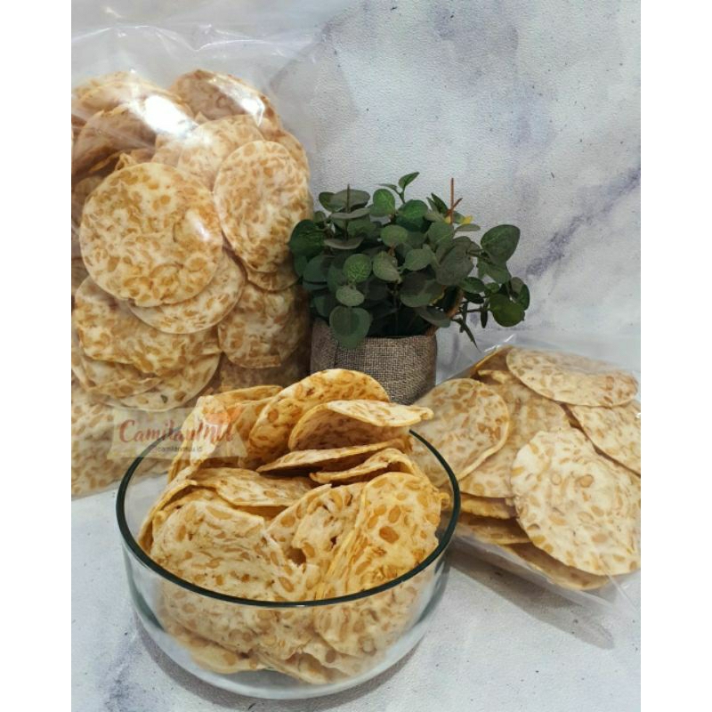 Jual SNACK CAMILAN KERIPIK TEMPE (BERAT +/- 150 GRAM) | Shopee Indonesia