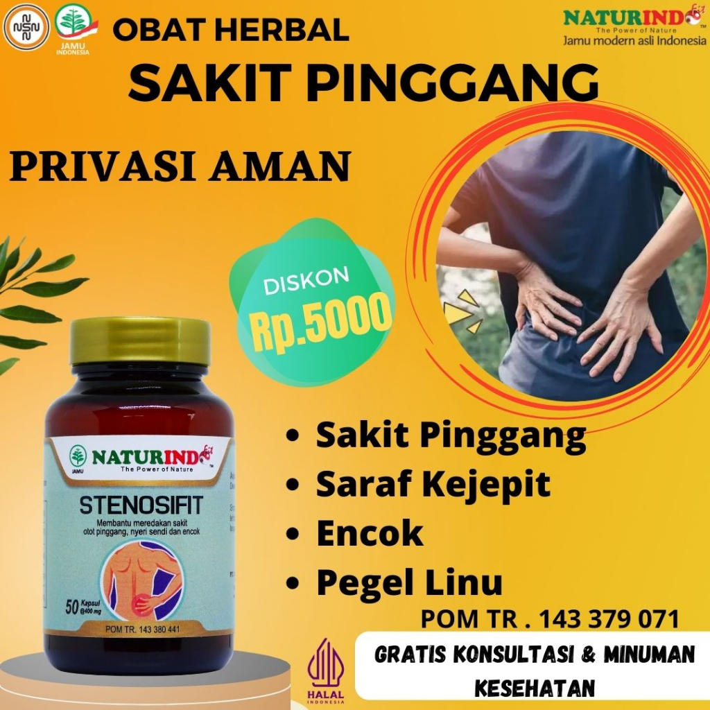 Jual Obat Sakit Pinggang Saraf Kejepit dan nyeri sendi herbal sakit ...