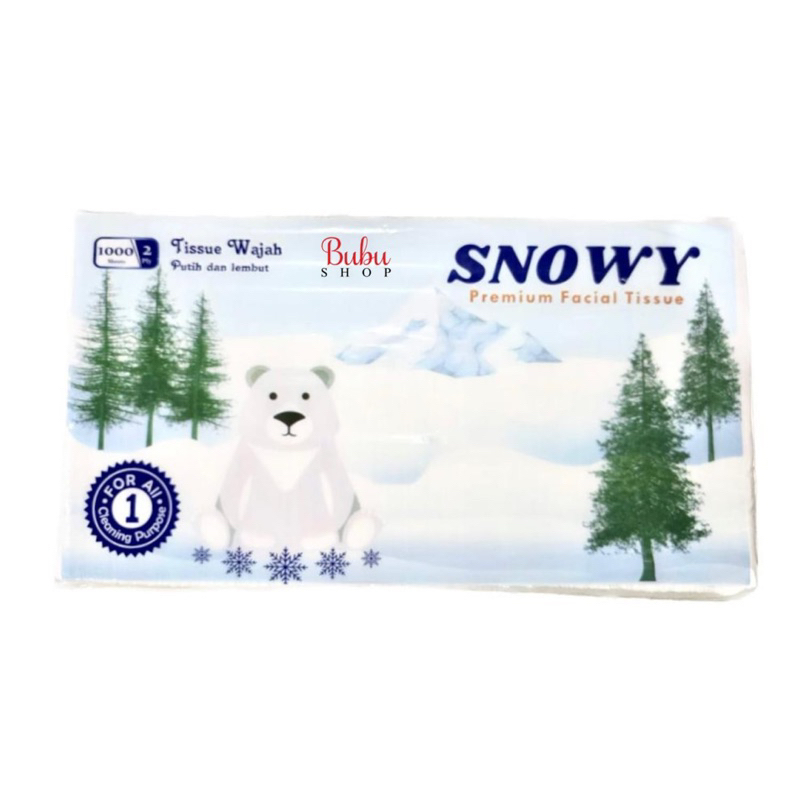 Jual TISU SNOWY Tissue facial kiloan SNOWY 1000 sheets 2ply | Shopee ...