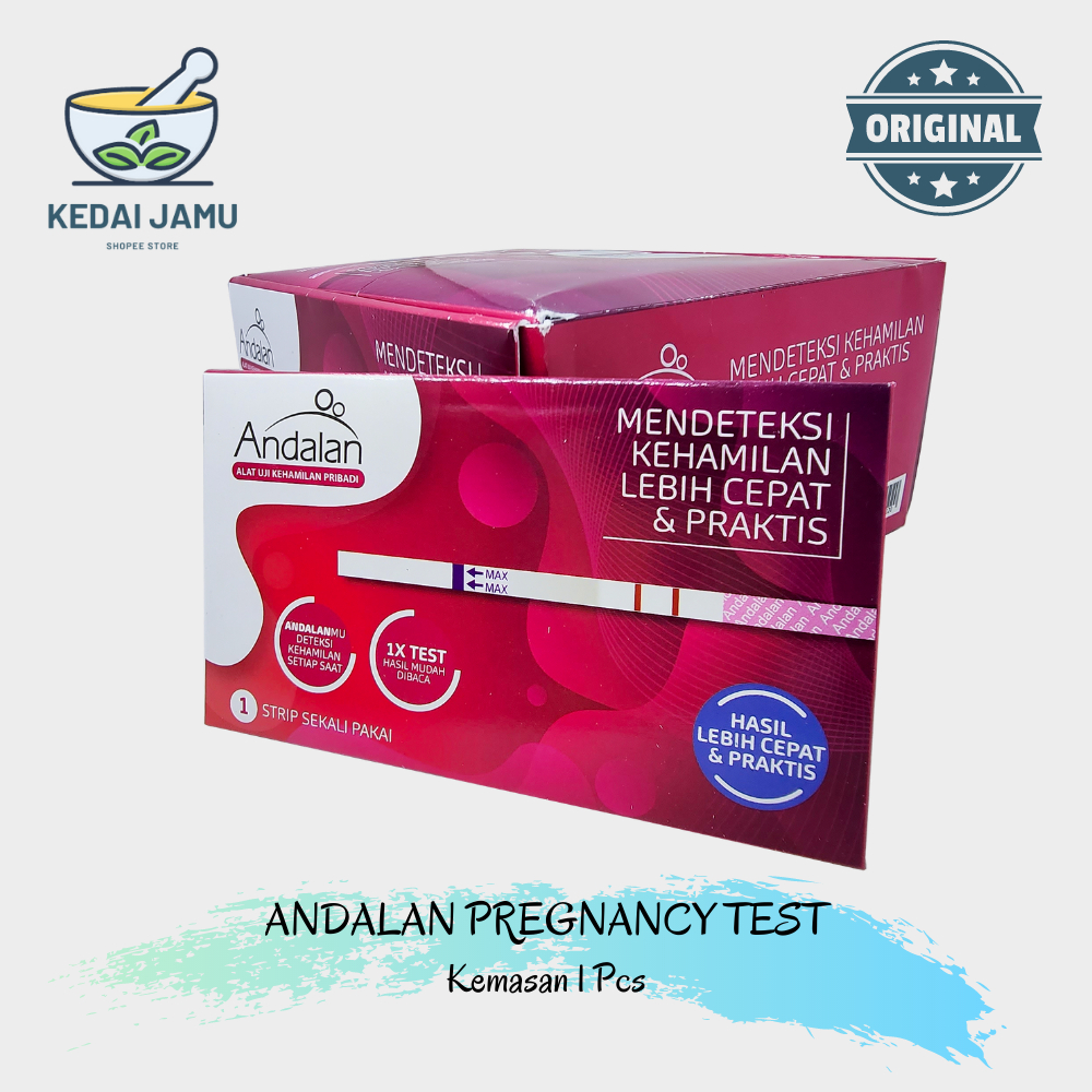 Jual Andalan Alat Tes Kehamilan 1 Strip (1 pcs) | Shopee Indonesia