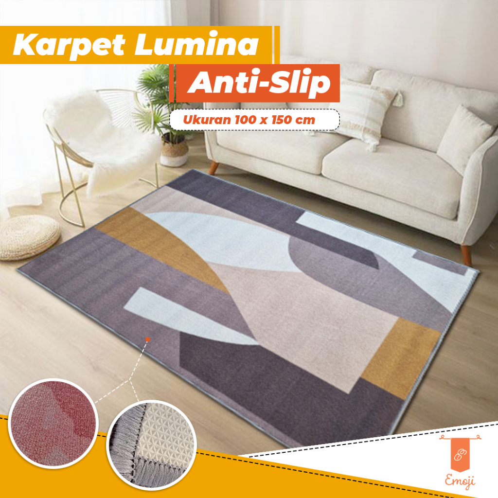 Jual Karpet Lantai Modern AVERY 100x150 cm Karpet Ruang Tamu Karpet ...