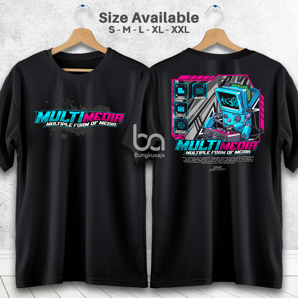 Jual Kaos Jurusan Multimedia Multiple Form Of Media Video Photo ...