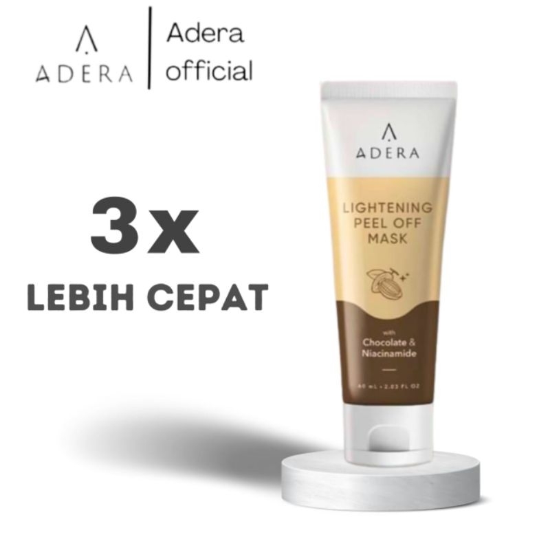 Jual ADERA LIGHTENING PEEL OFF MASK WAJAH GLOWING PUTIH BERSIH BEBAS ...