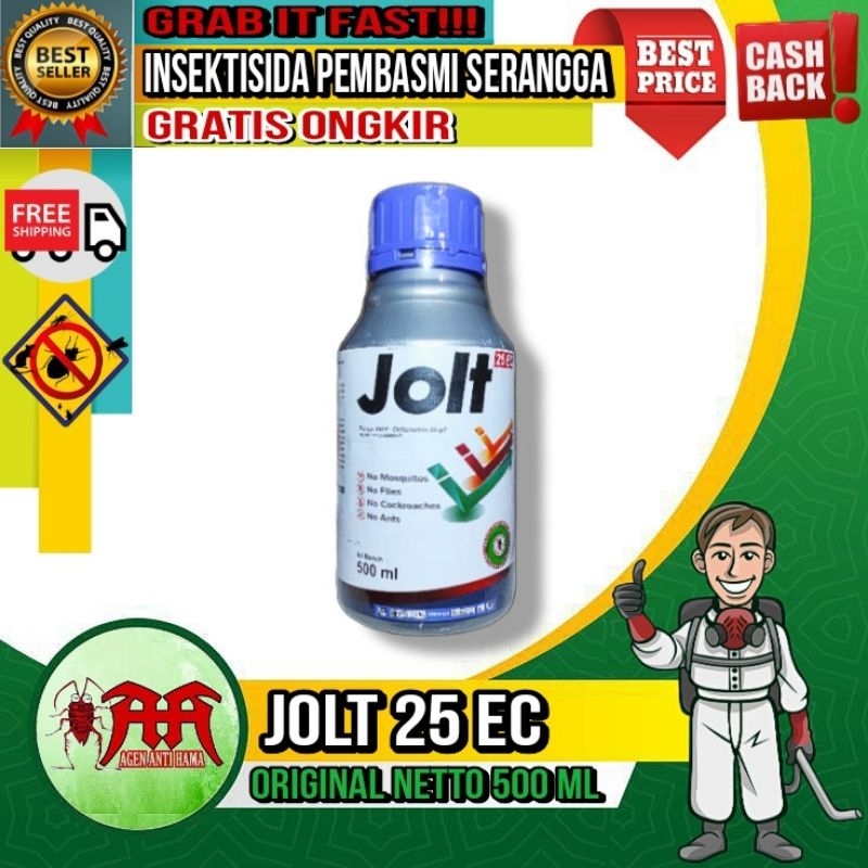 Jual JOLT 25 EC 500 ML | Obat Fogging Cairan Insektisida Ampuh Pengendali Serangga | Shopee ...