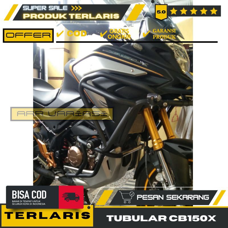 Jual Crashbar CB 150 X Tubular CB150X Adventure Frame Slider CBX ...