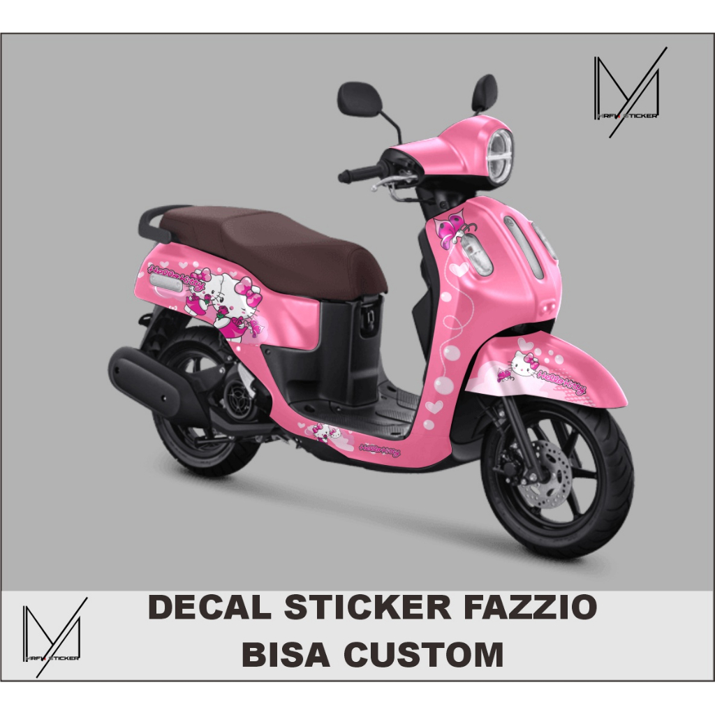 Jual Decal sticker fazzio sticker fazio hello kitty cute custom ...